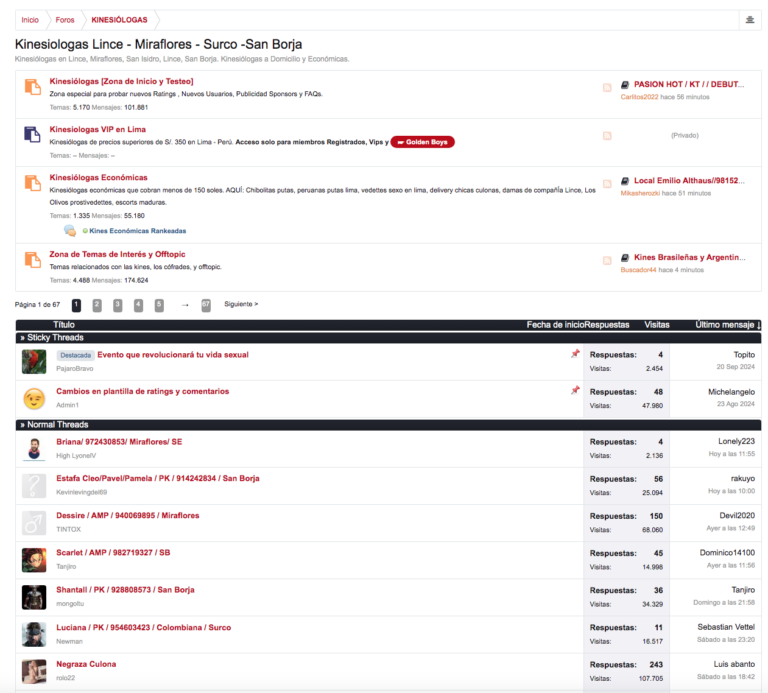 Foro Perutops: kines con reviews, chats en vivos, experiencias - Blog de Kinesiologashot